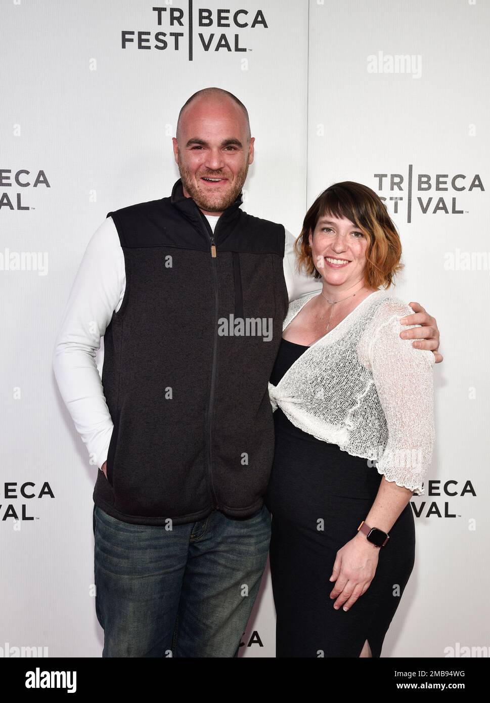 Executive producers Joel Nevells, left, and Lindsay Helms attend the ...