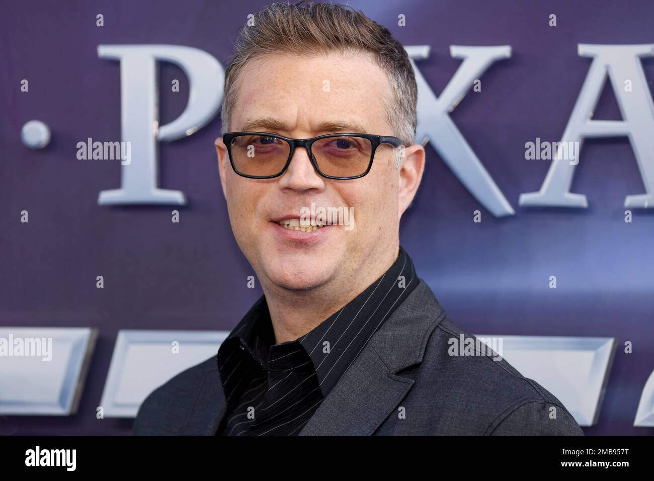 Director Angus MacLane poses for photographers upon arrival for the ...