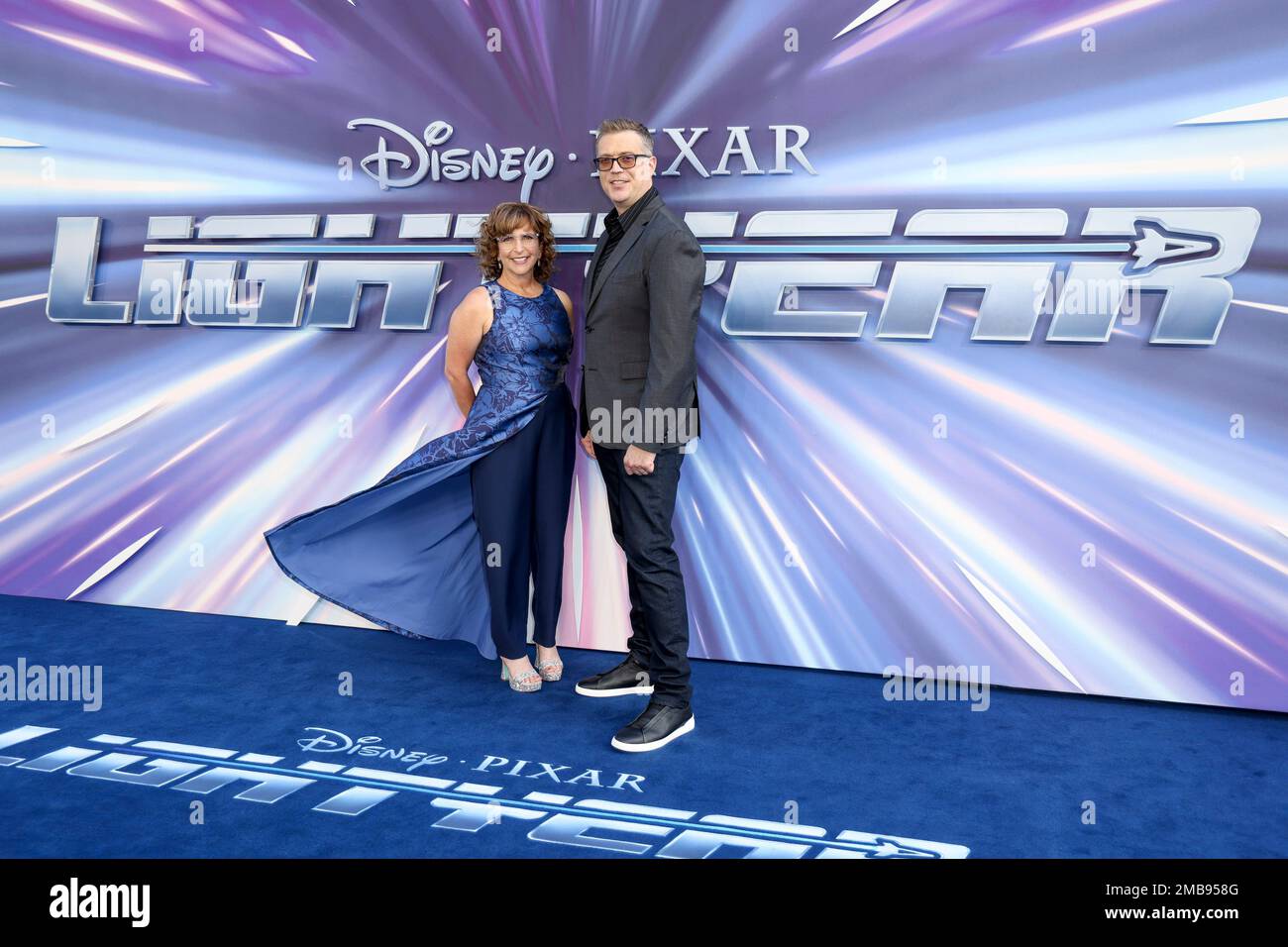 Producer Galyn Susman,left, and director Angus MacLane pose for ...