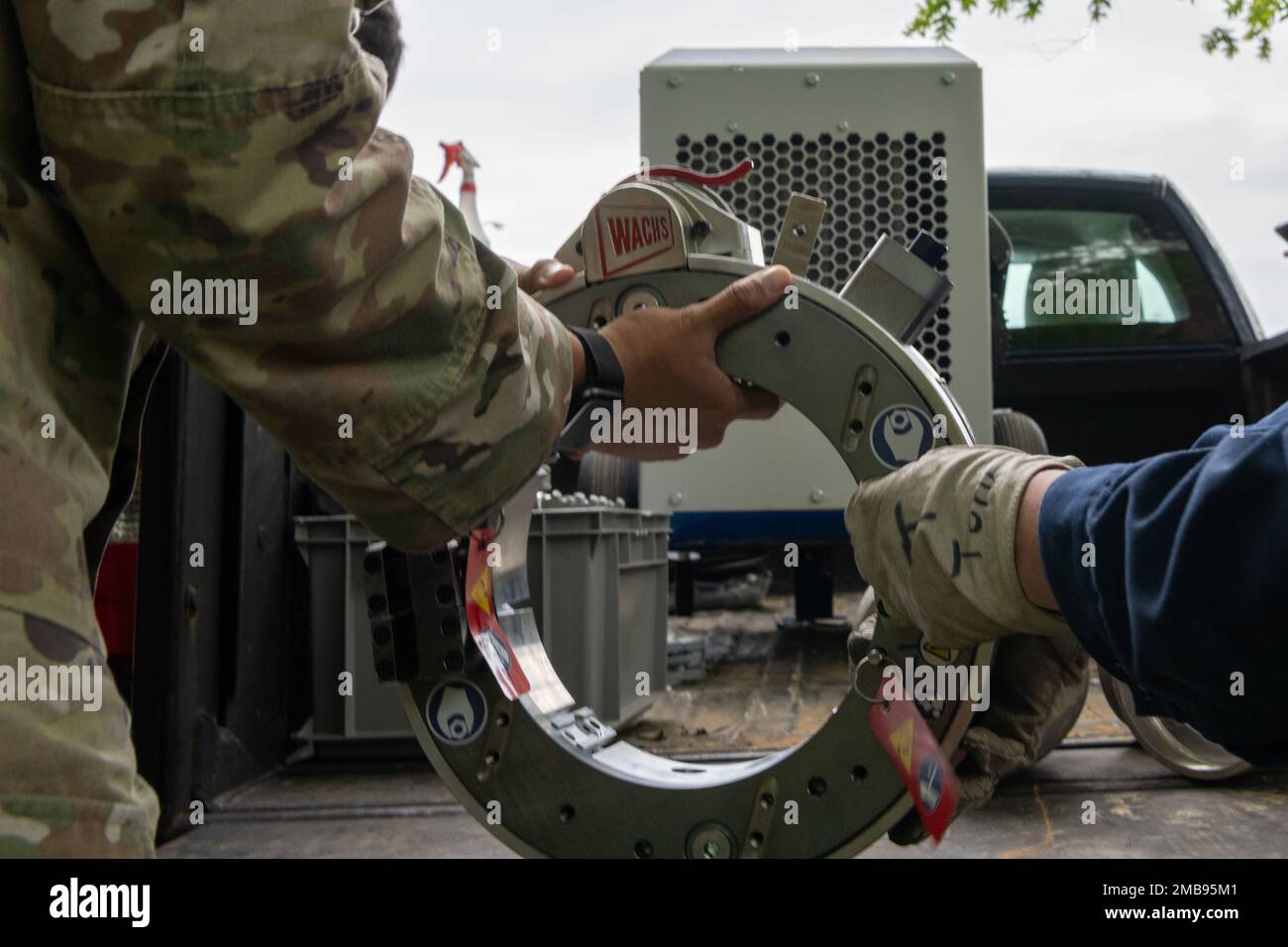 U.S. Air Force Senior Airman Joshua Sanchez, 35th Civil Engineer ...