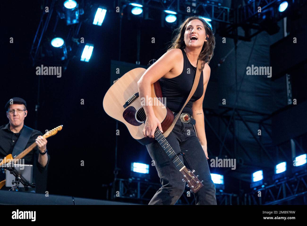 Angie K performs during CMA Fest 2022 on Sunday, June 12, 2022, at ...