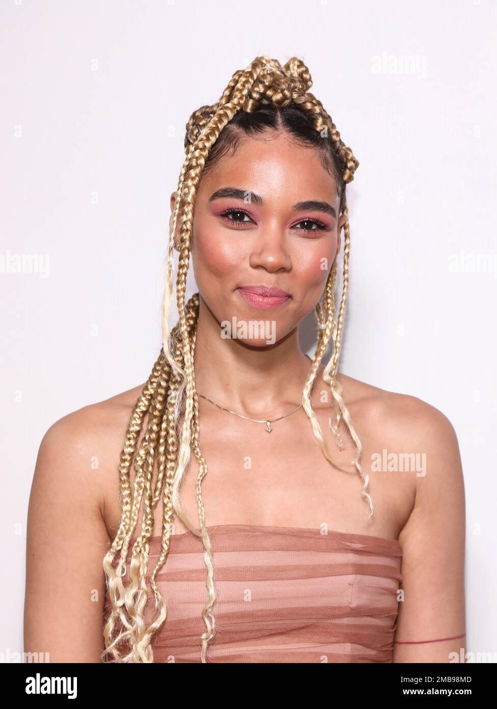 Actor Alexandra Shipp attends the premiere for "Space Oddity" at ...