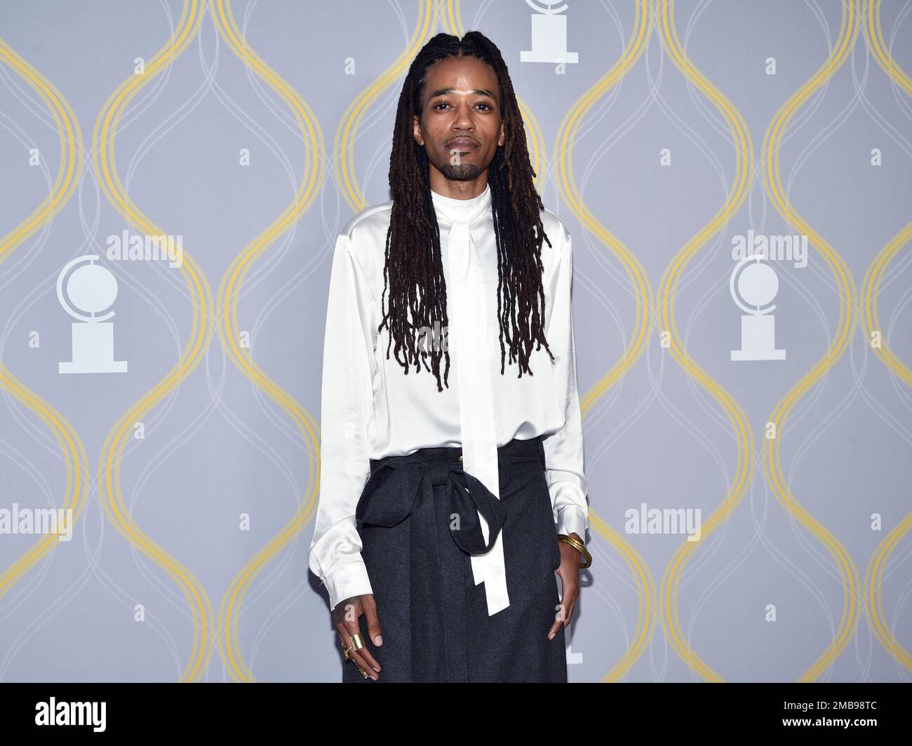 Eric Emauni arrives at the 75th annual Tony Awards on Sunday, June 12 ...