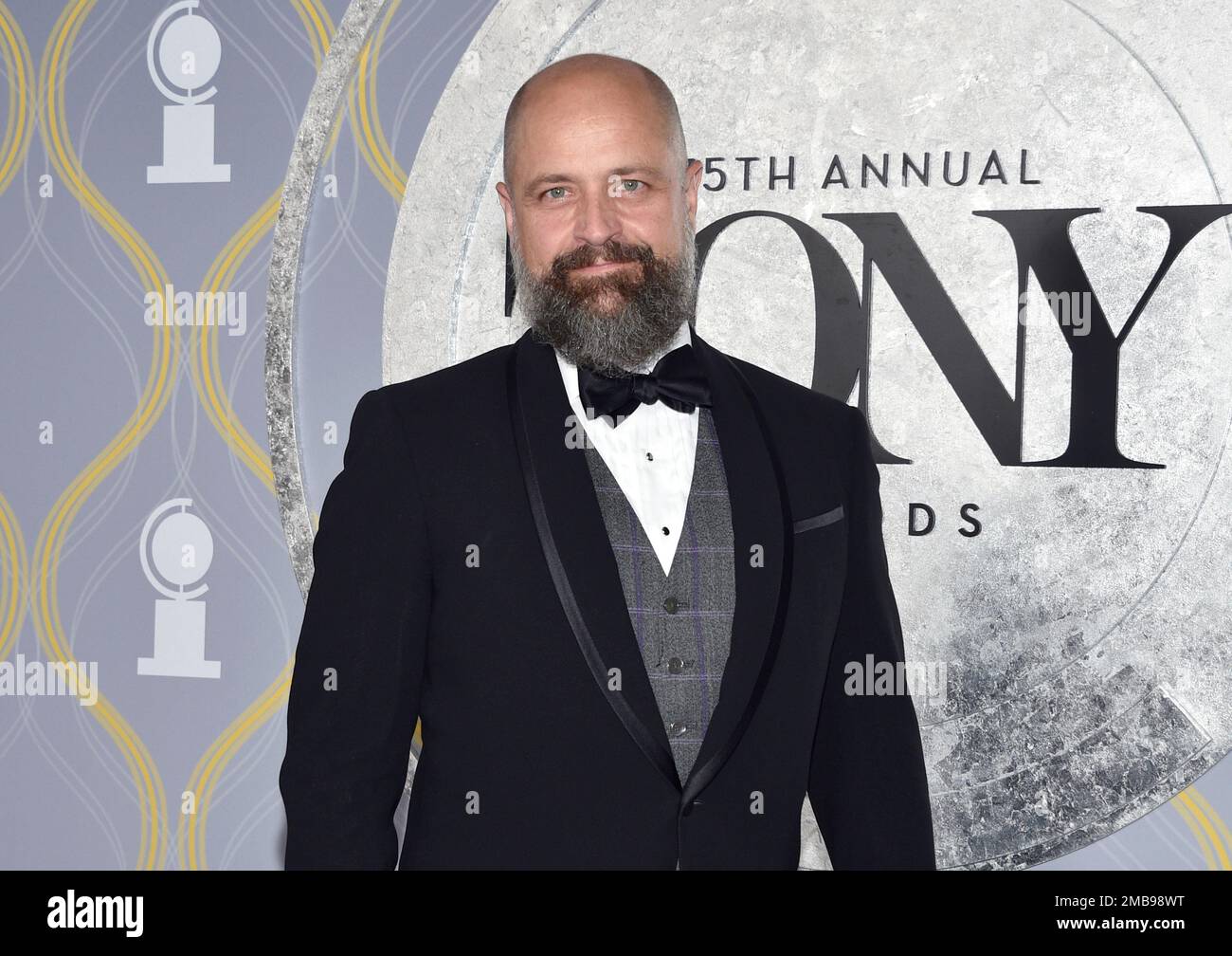 Peter Nigrini arrives at the 75th annual Tony Awards on Sunday, June 12 ...