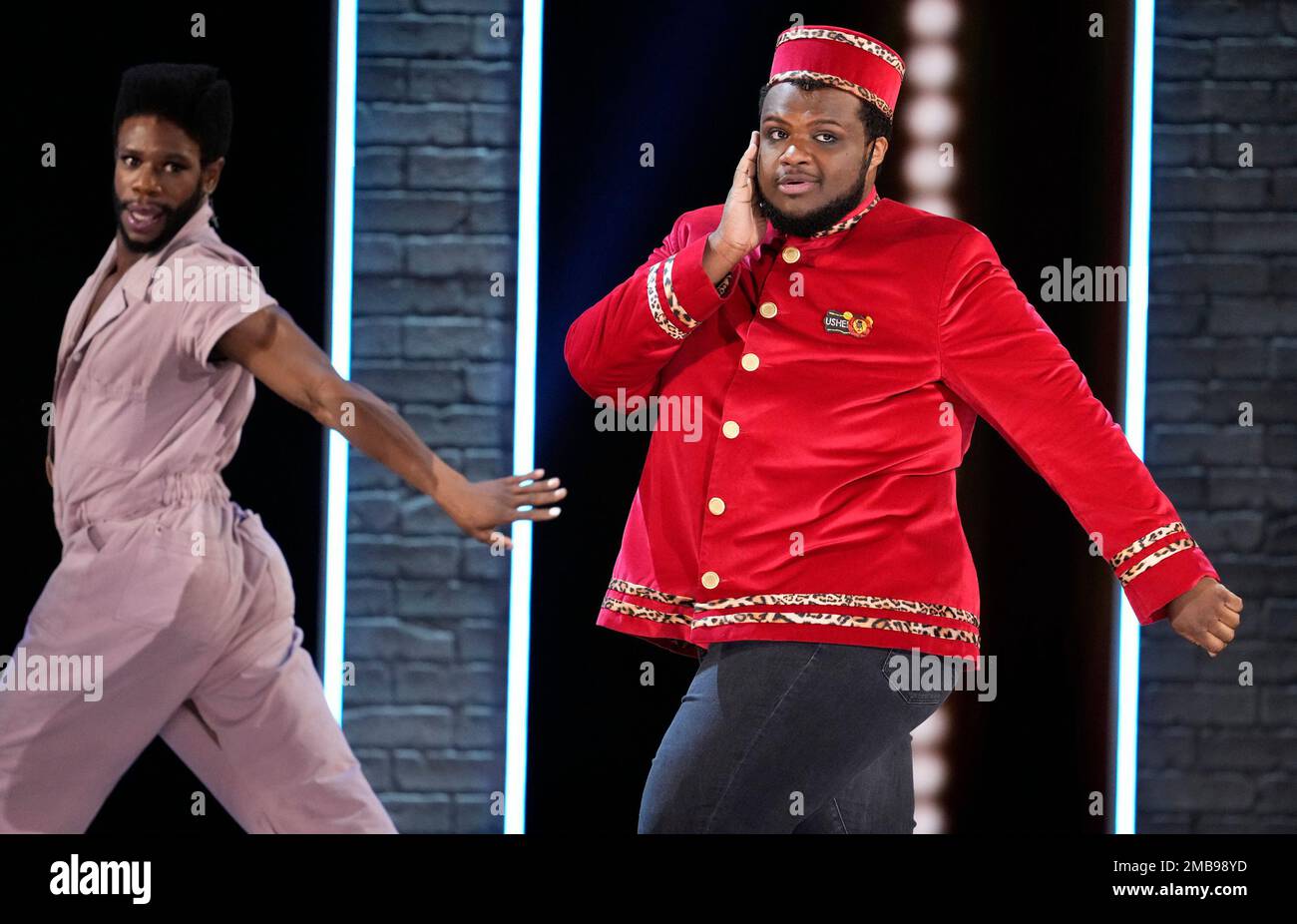 Jaquel Spivey and the cast of "A Strange Loop" perform at the 75th ...