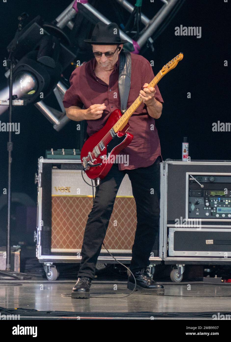 Duke Erikson, of Garbage, performs at Ameris Bank Amphitheatre on ...