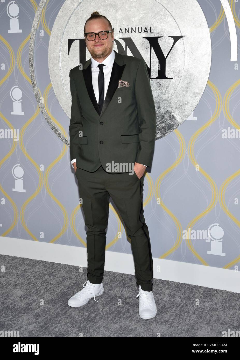 Joshua Carr arrives at the 75th annual Tony Awards on Sunday, June 12 ...