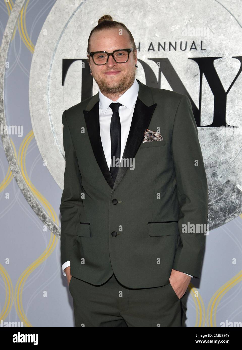 Joshua Carr arrives at the 75th annual Tony Awards on Sunday, June 12 ...
