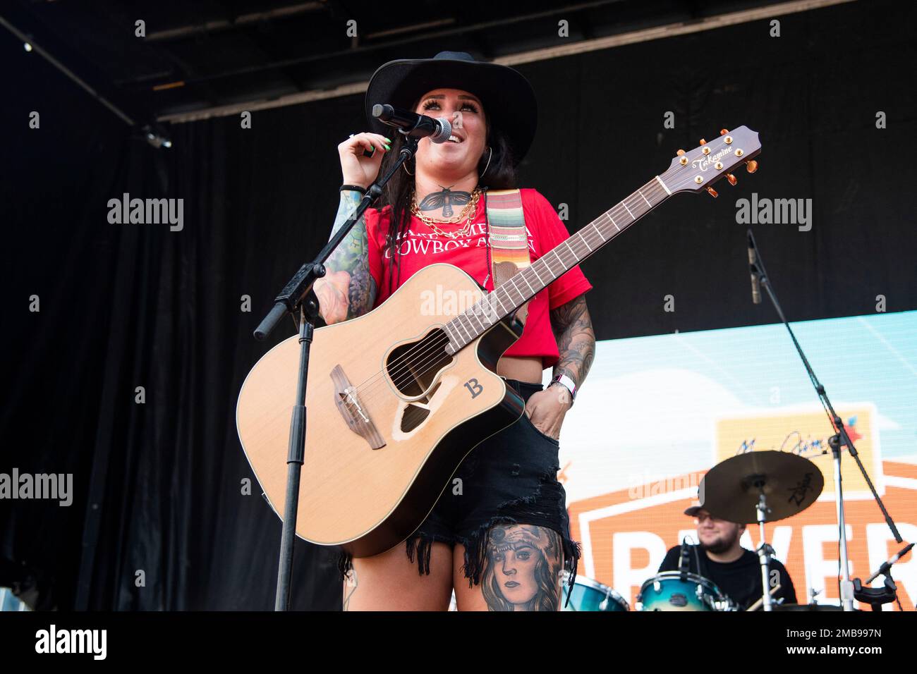 Allie Colleen performs during CMA Fest 2022 on Sunday, June 12, 2022 ...