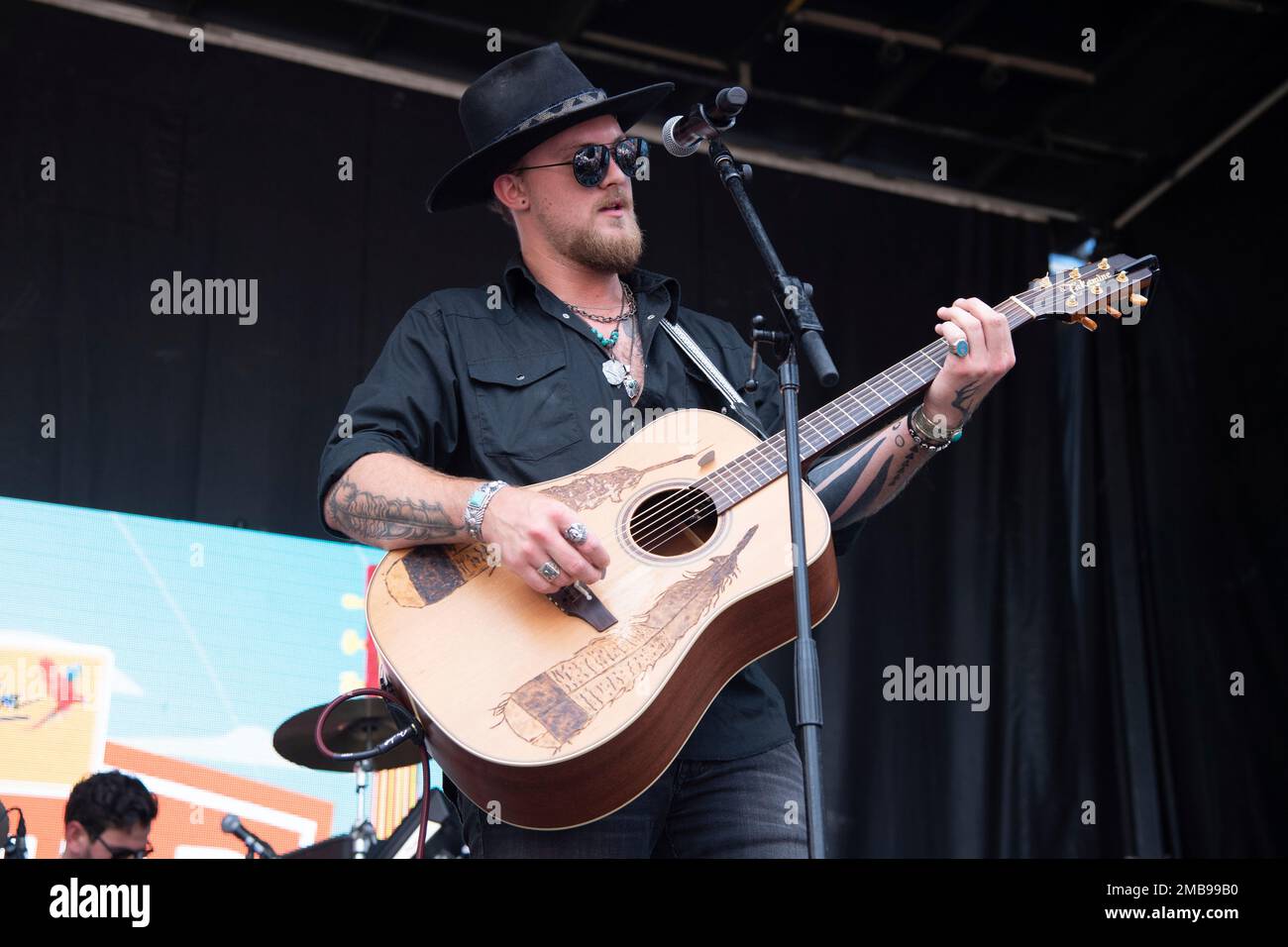 Jackson Dean performs during CMA Fest 2022 on Sunday, June 12, 2022, in ...