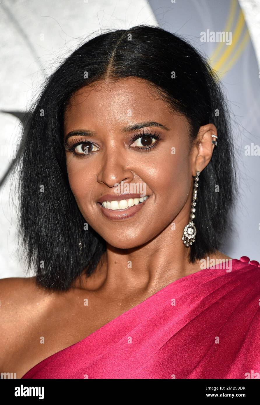 Renee Elise Goldsberry arrives at the 75th annual Tony Awards on Sunday ...