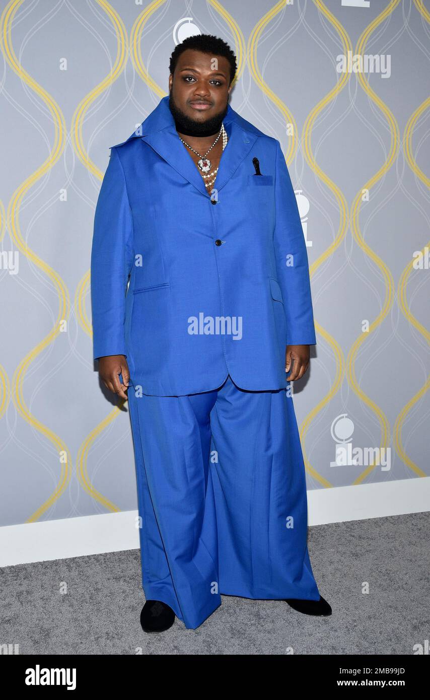 Jaquel Spivey arrives at the 75th annual Tony Awards on Sunday, June 12 ...
