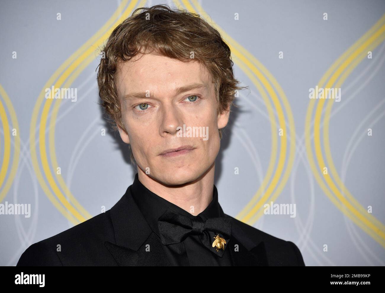 Alfie Allen arrives at the 75th annual Tony Awards on Sunday, June 12 ...