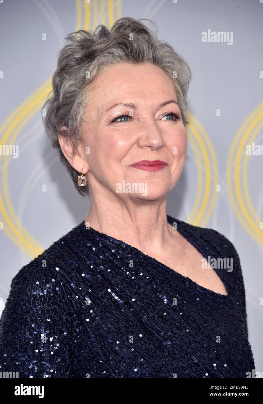 Julie White arrives at the 75th annual Tony Awards on Sunday, June 12 ...