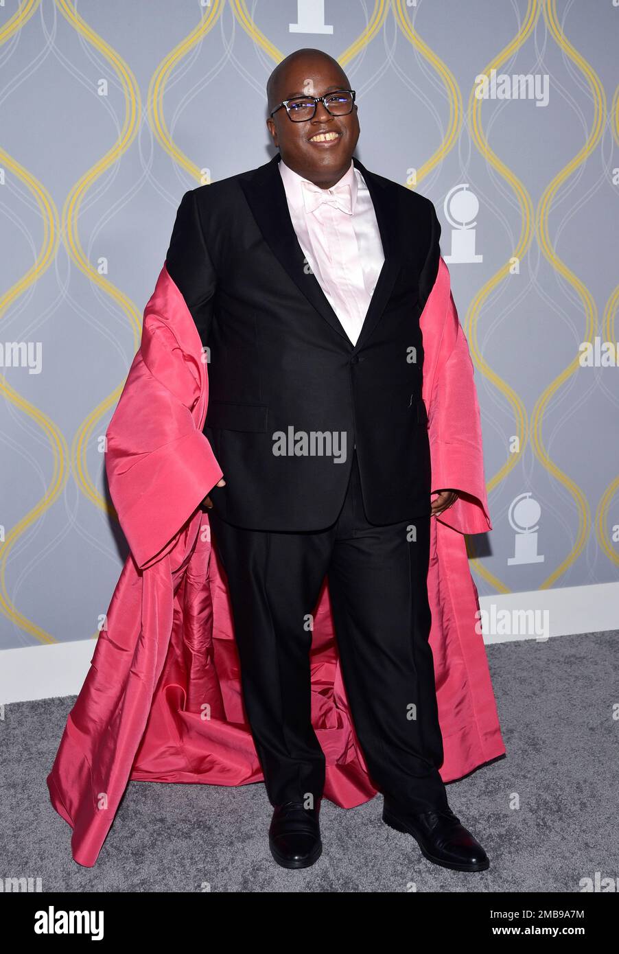 Michael R. Jackson arrives at the 75th annual Tony Awards on Sunday ...