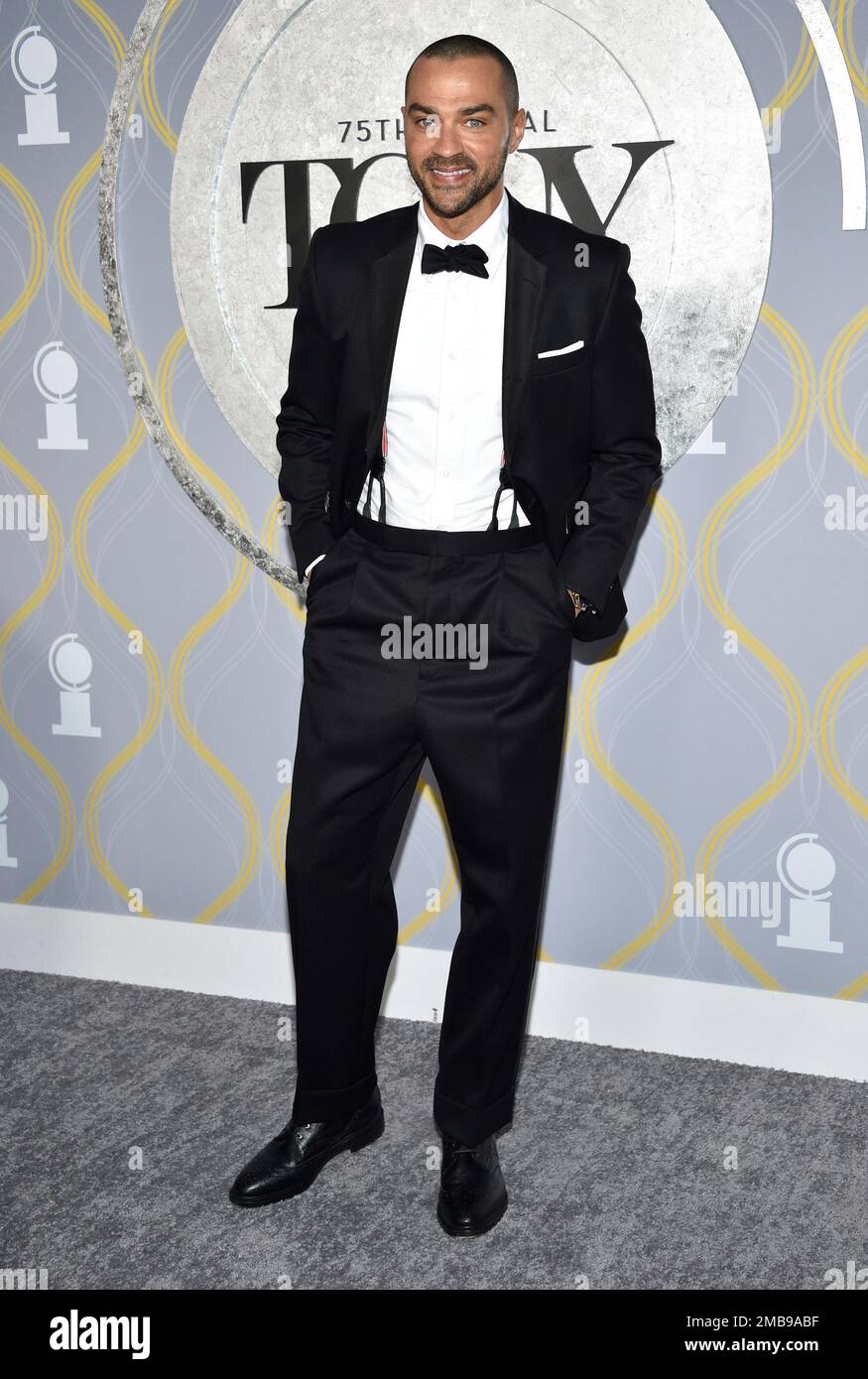 Jesse Williams arrives at the 75th annual Tony Awards on Sunday, June ...