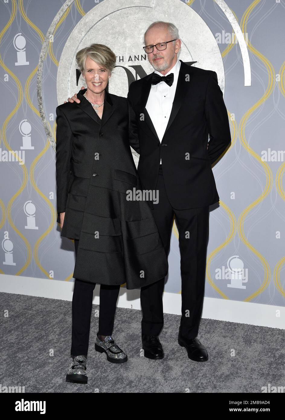 Susan Wheeler Duff, left, and David Morse arrive at the 75th annual ...