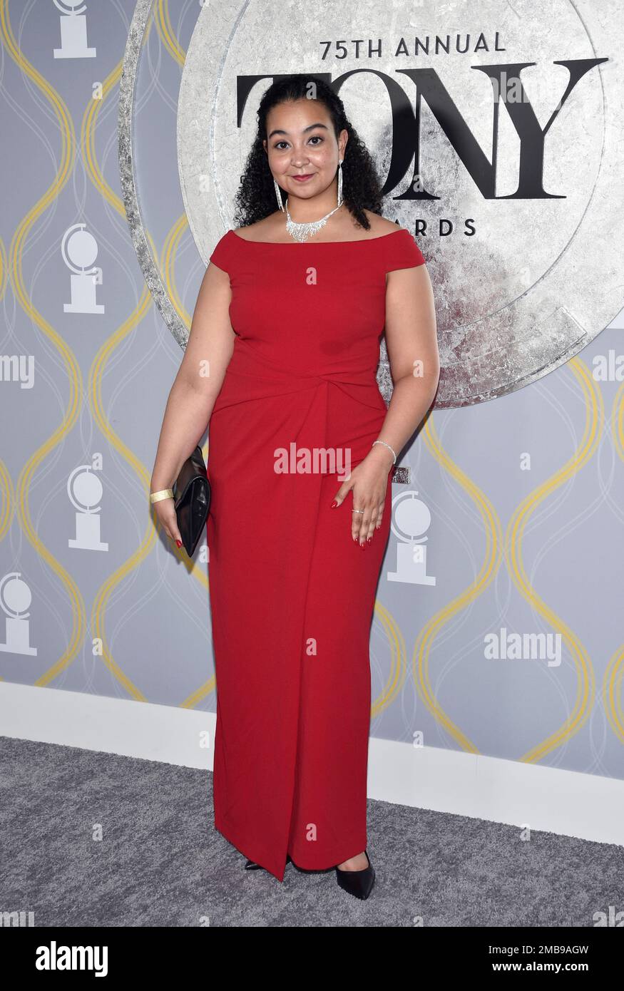 Julia Schick arrives at the 75th annual Tony Awards on Sunday, June 12 ...