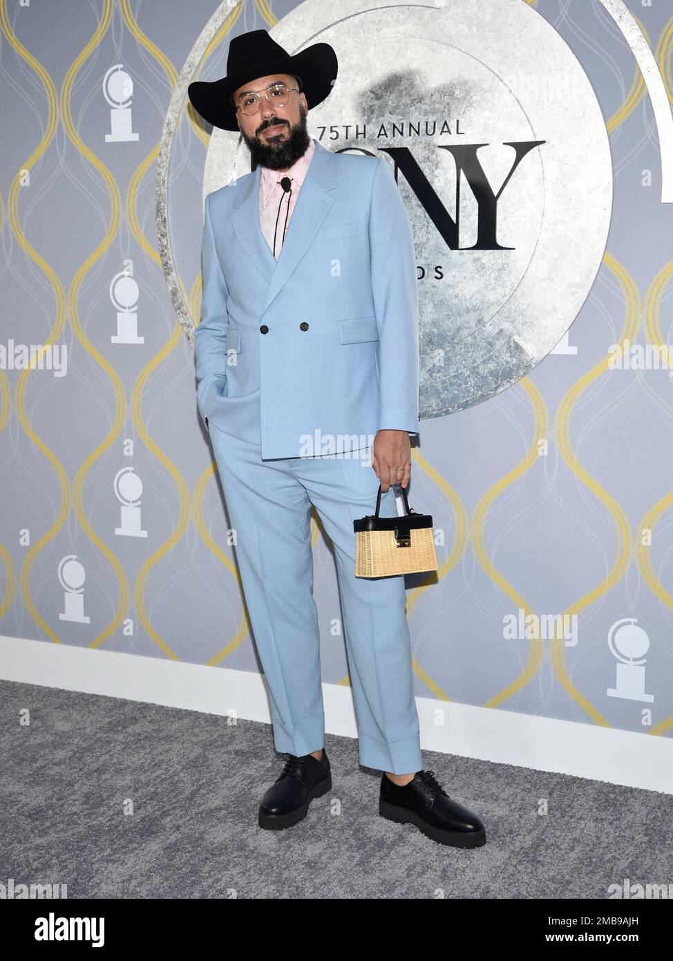 Adam Rigg arrives at the 75th annual Tony Awards on Sunday, June 12 ...