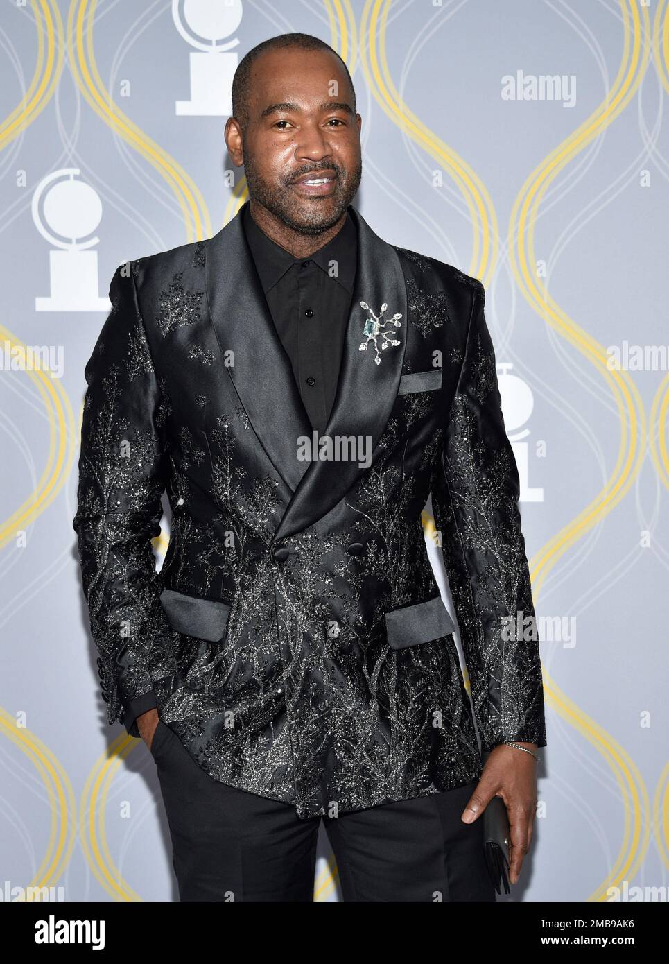 Emilio Sosa arrives at the 75th annual Tony Awards on Sunday, June 12 ...