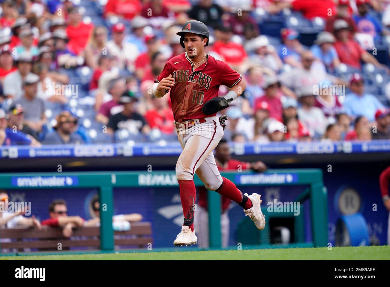 Arizona Diamondbacks' Josh Rojas plays during a baseball game, Sunday ...