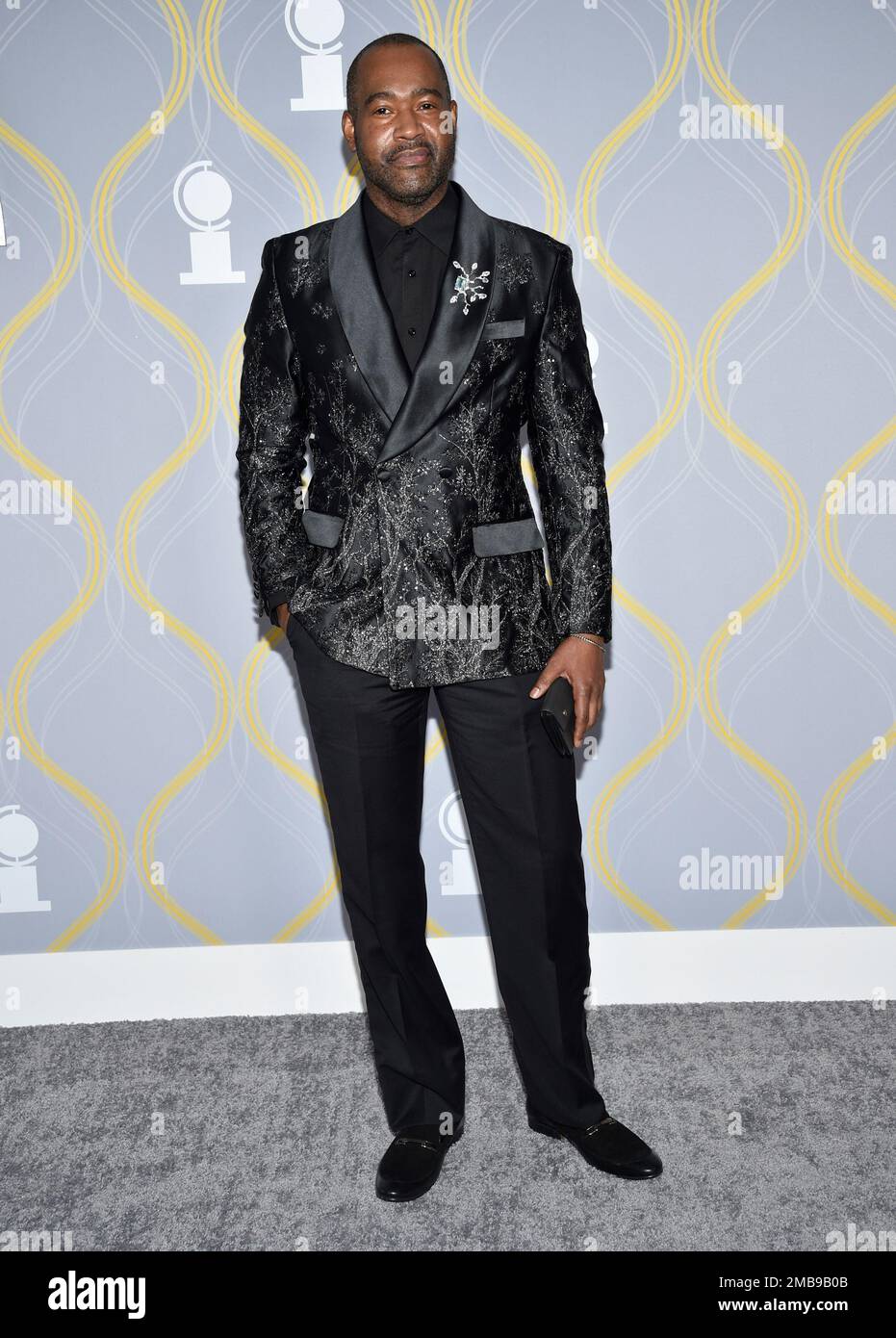Emilio Sosa arrives at the 75th annual Tony Awards on Sunday, June 12 ...