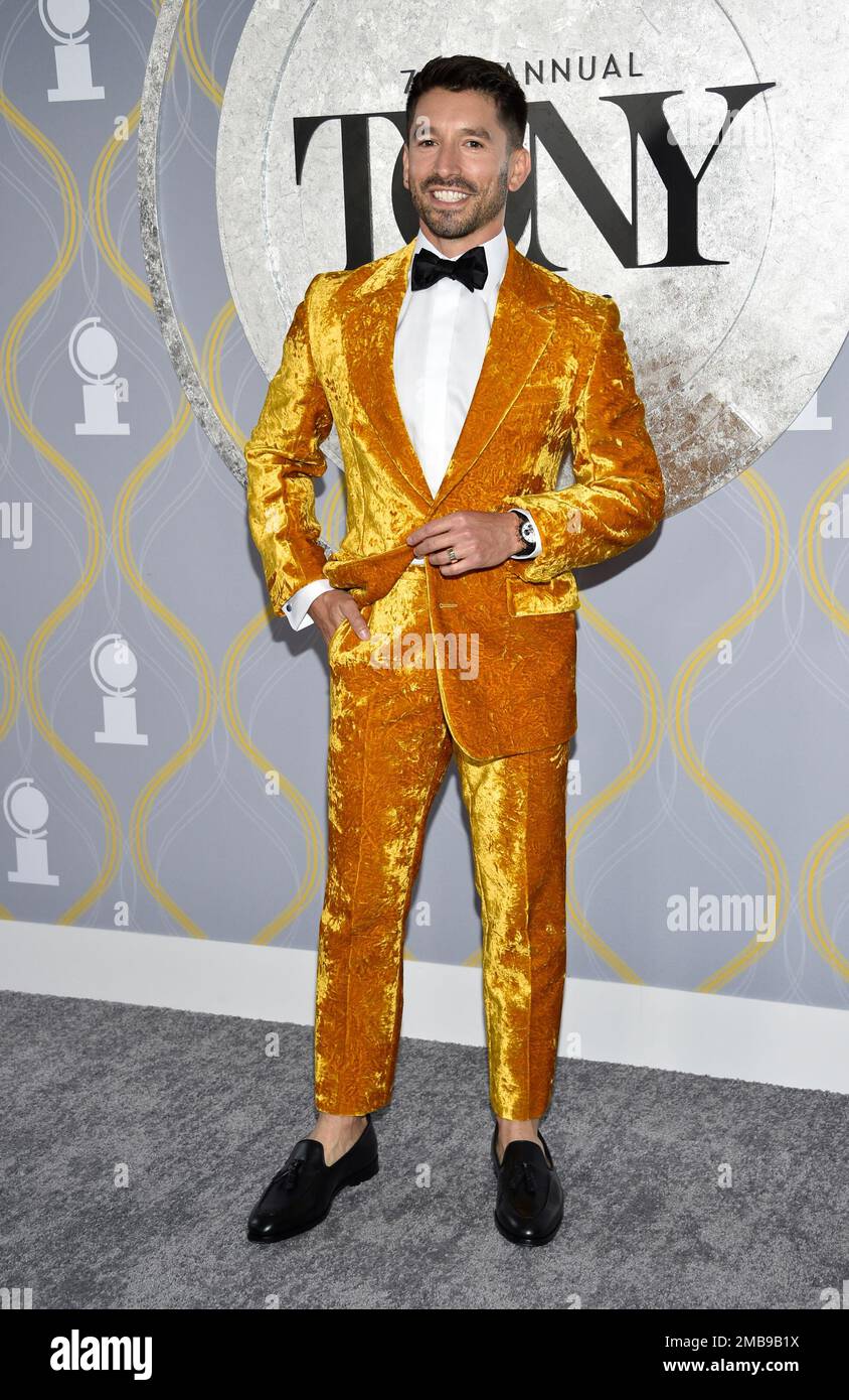 Ian Paget arrives at the 75th annual Tony Awards on Sunday, June 12 ...