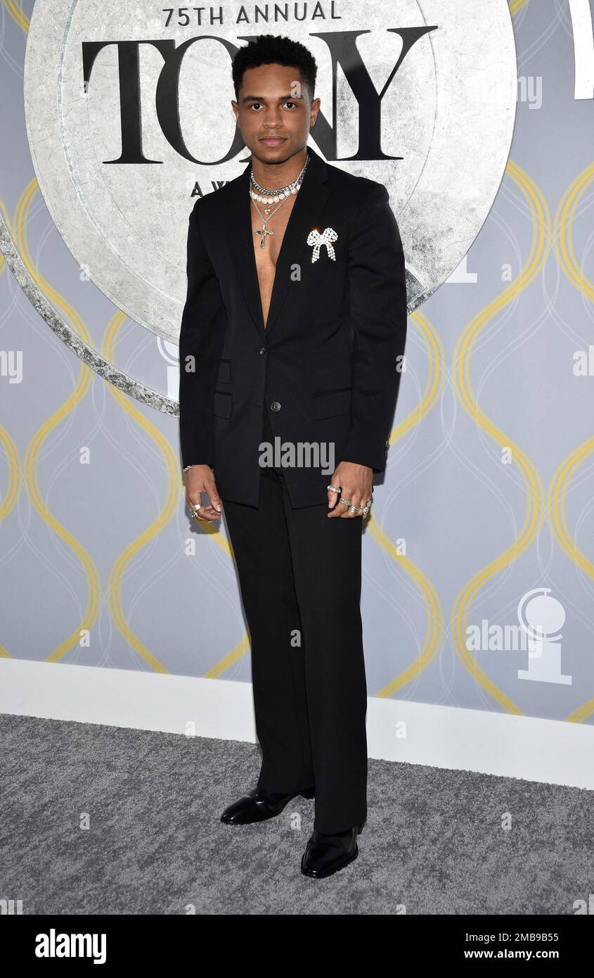 Roman Banks arrives at the 75th annual Tony Awards on Sunday, June 12 ...