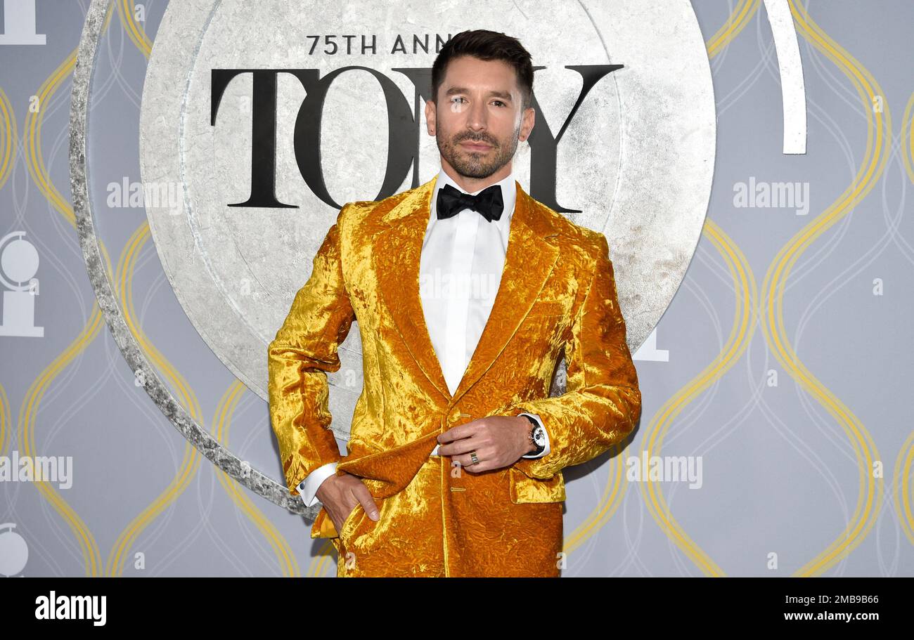 Ian Paget arrives at the 75th annual Tony Awards on Sunday, June 12 ...