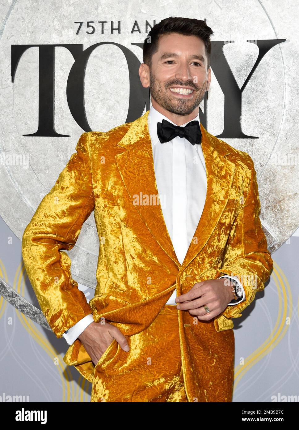 Ian Paget arrives at the 75th annual Tony Awards on Sunday, June 12 ...