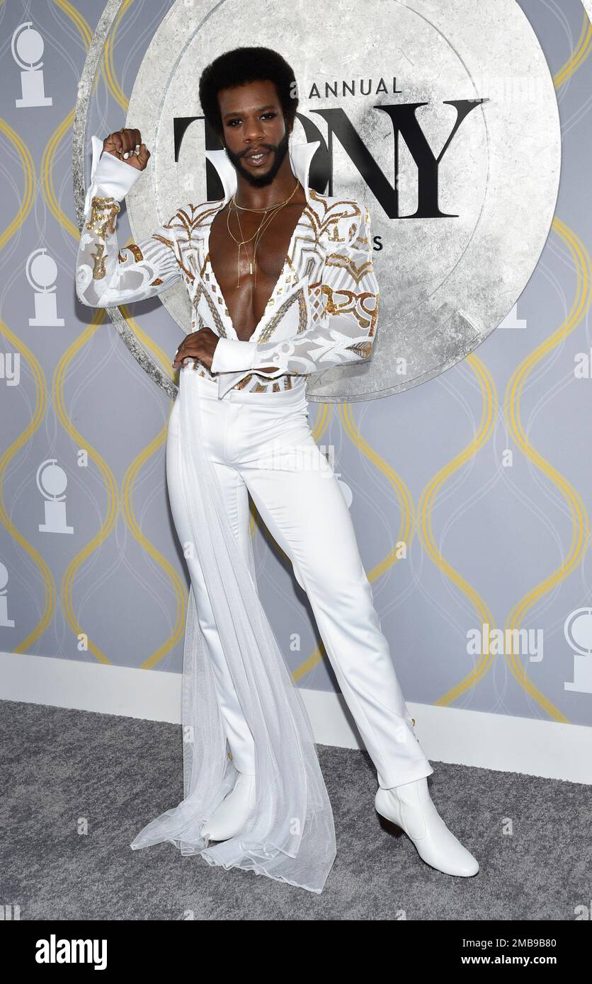 Antwayn Hopper arrives at the 75th annual Tony Awards on Sunday, June ...