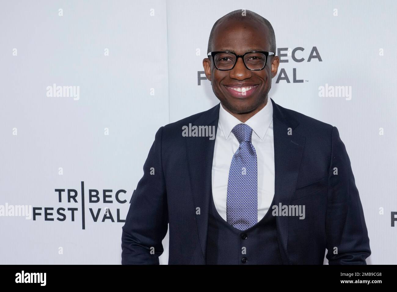 Thomas Ikimi attends the premiere of "88" at the Village East by ...