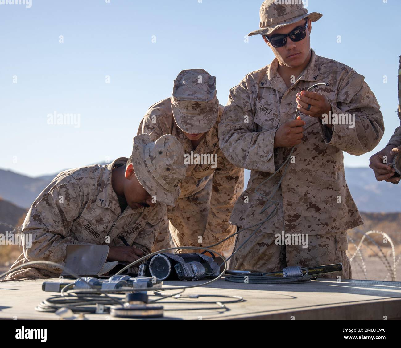 Mine clearing line charges hi-res stock photography and images - Alamy