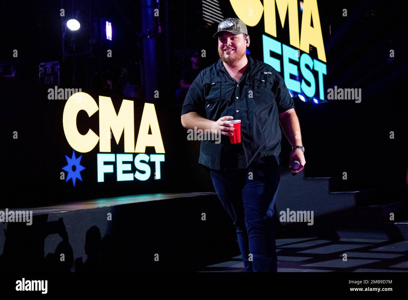 Luke Combs performs during CMA Fest 2022 on Saturday, June 11, 2022, at ...
