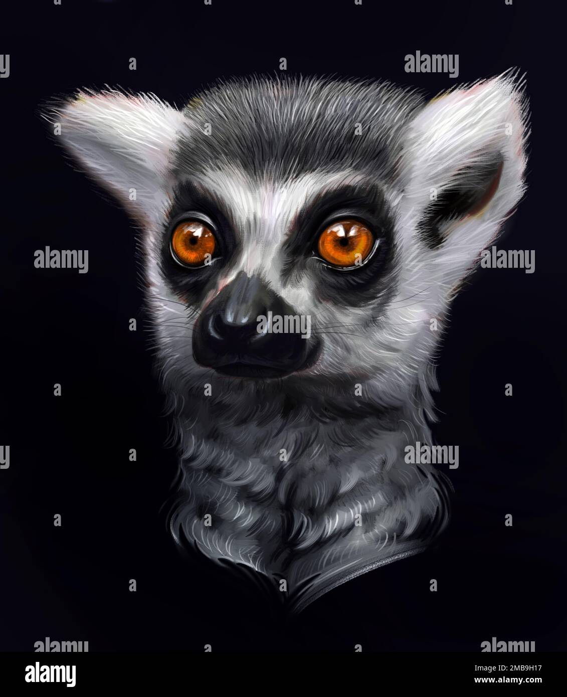 African animal painting hi-res stock photography and images - Alamy