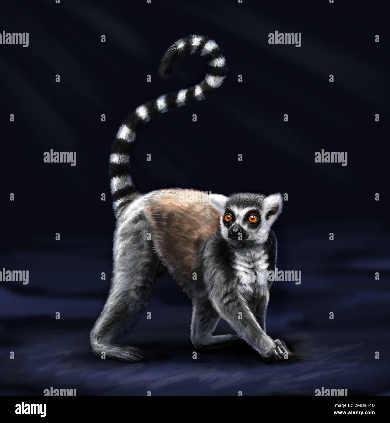 African animal painting hi-res stock photography and images - Alamy