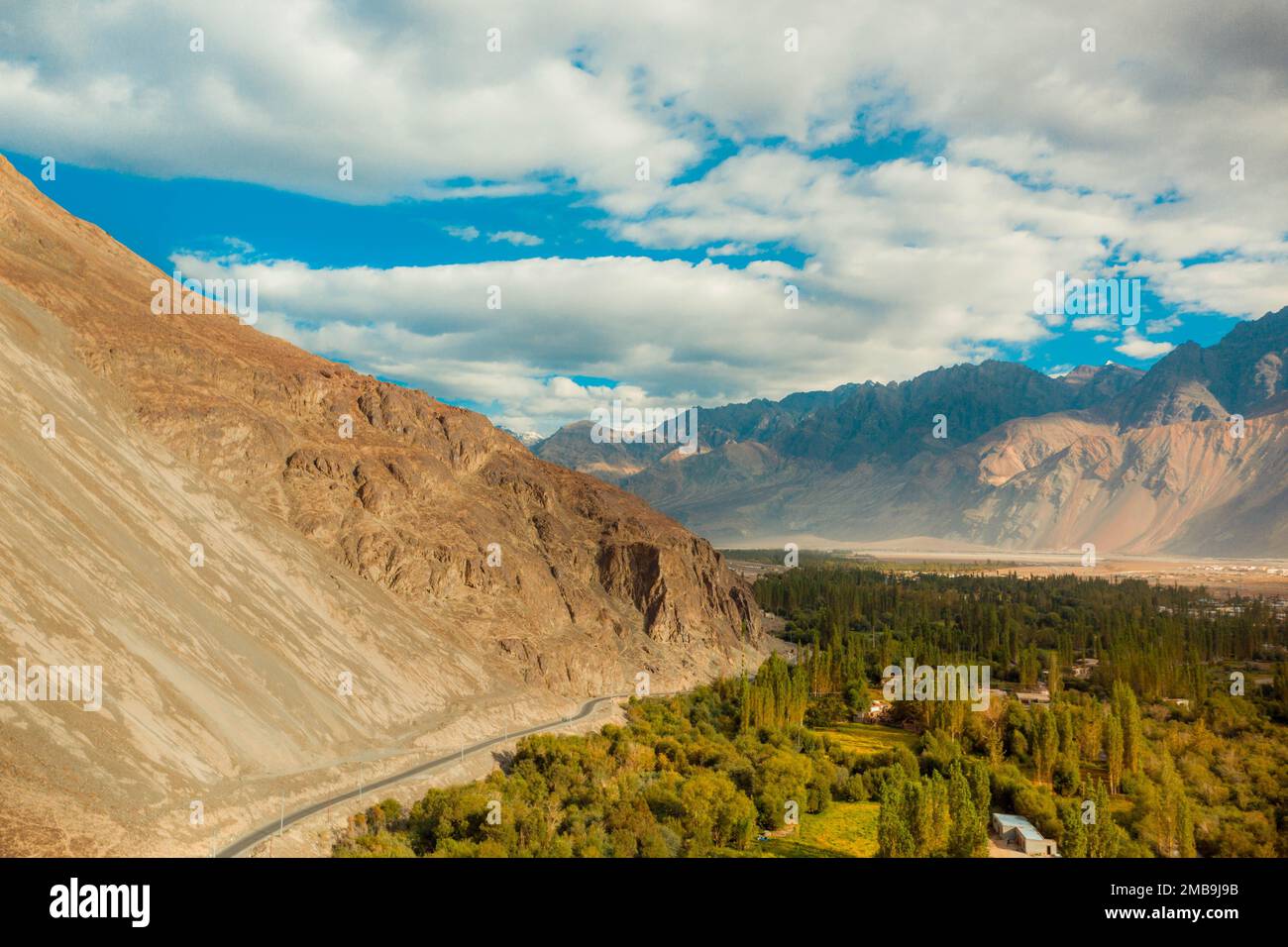 A natural landscape of hills with forests Stock Photo - Alamy