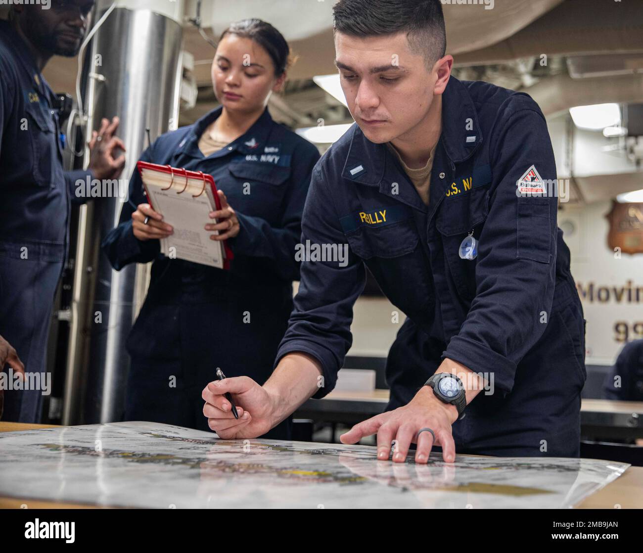 220616-N-FD648-1004 ATLANTIC OCEAN (June 16, 2022) Lt. j.g. Connor ...