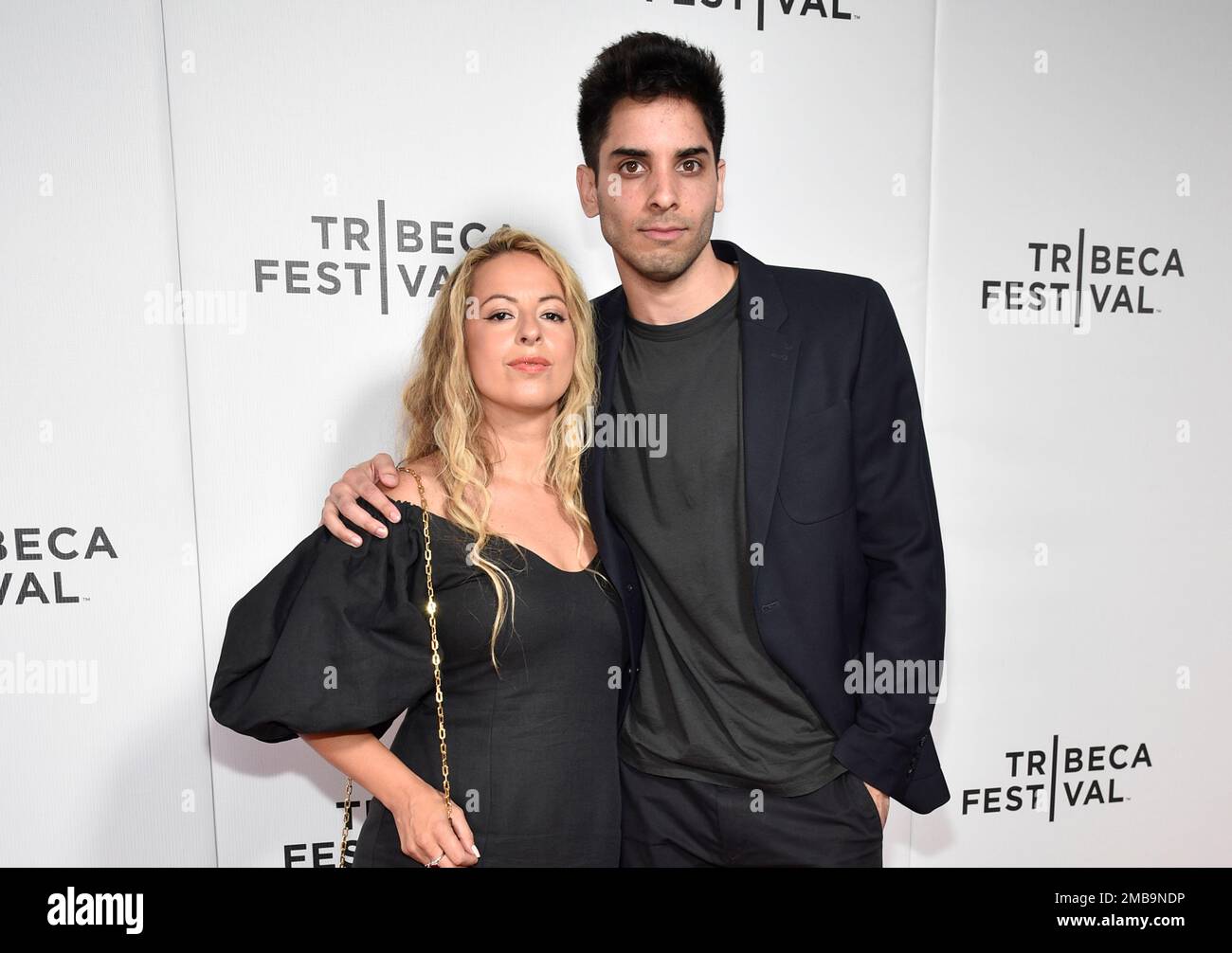 Crystal Moselle, left, and Jon Kasbe attend the premiere for "Sophia ...