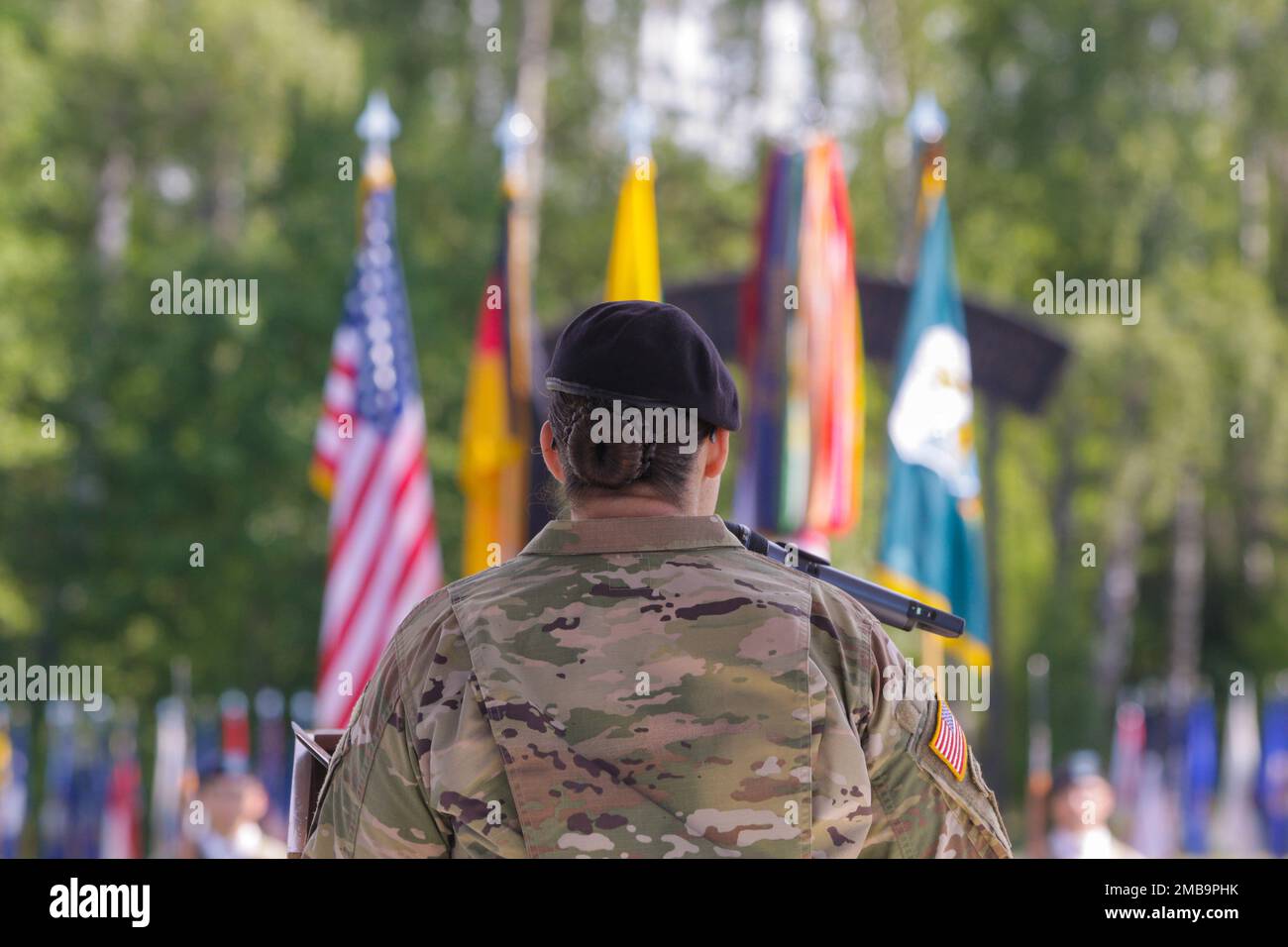 U.S. Army Command Sgt. Maj. Alexandra Perez, an instructor assigned to ...