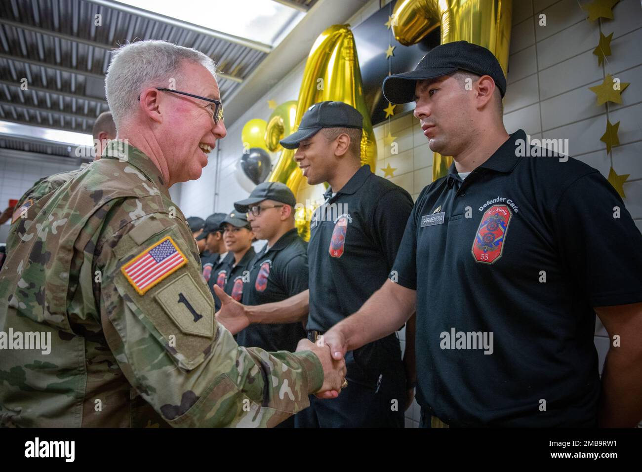 U.S. Army Maj. Gen. Greg Brady, Commanding General of the 10th Army Air ...
