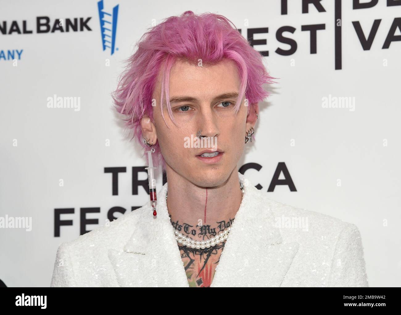 Actor Colson Baker attends the premiere for "Taurus" at the Beacon ...