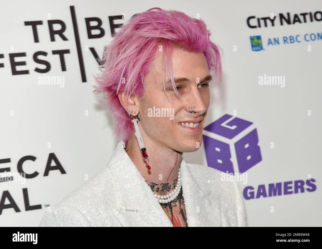 Actor Colson Baker attends the premiere for "Taurus" at the Beacon ...