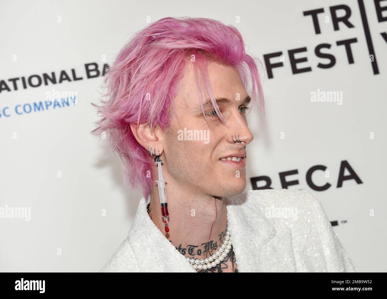 Actor Colson Baker attends the premiere for "Taurus" at the Beacon ...
