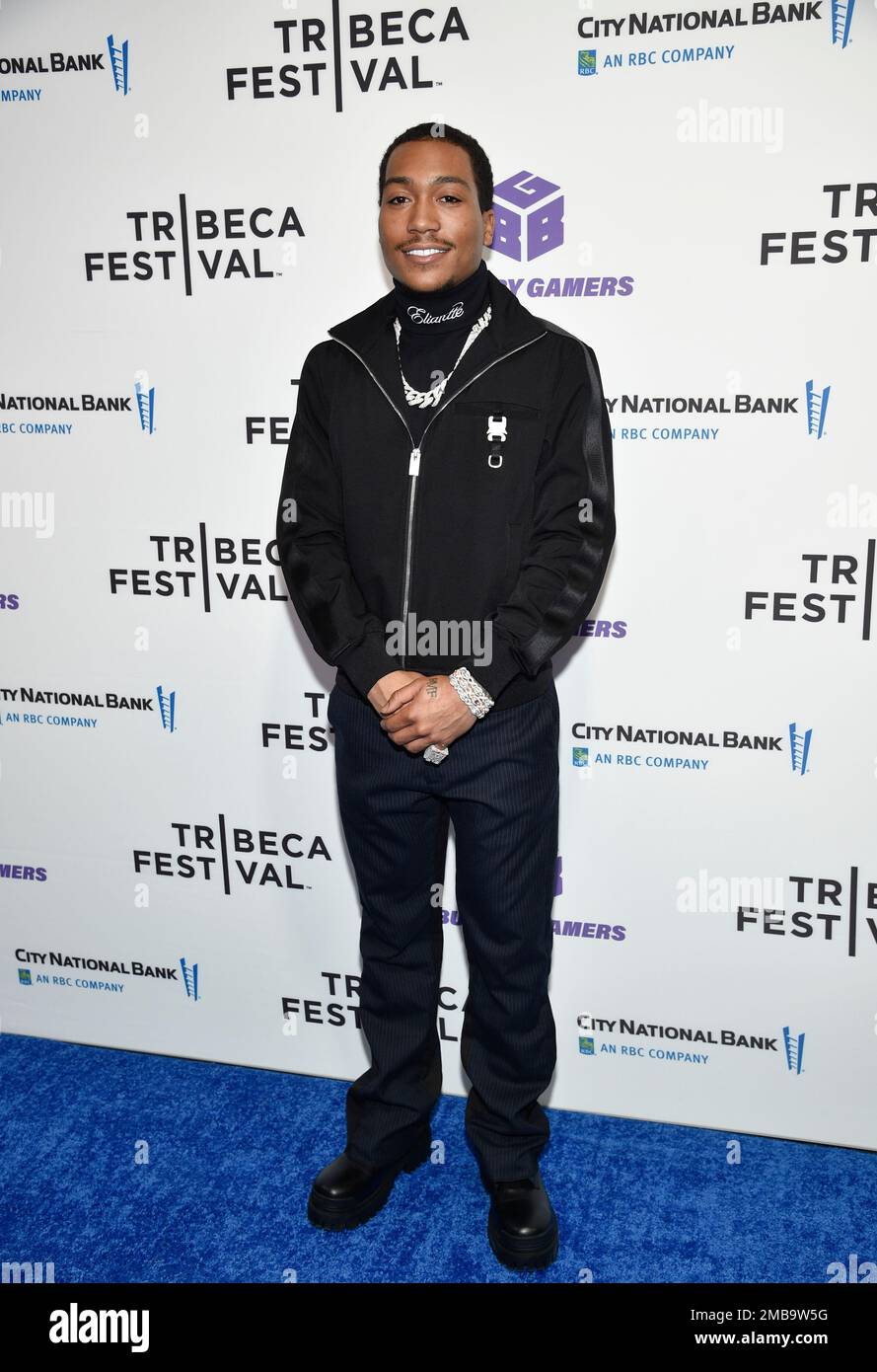 Actor Lil Meech attends the premiere for "Taurus" at the Beacon Theater ...