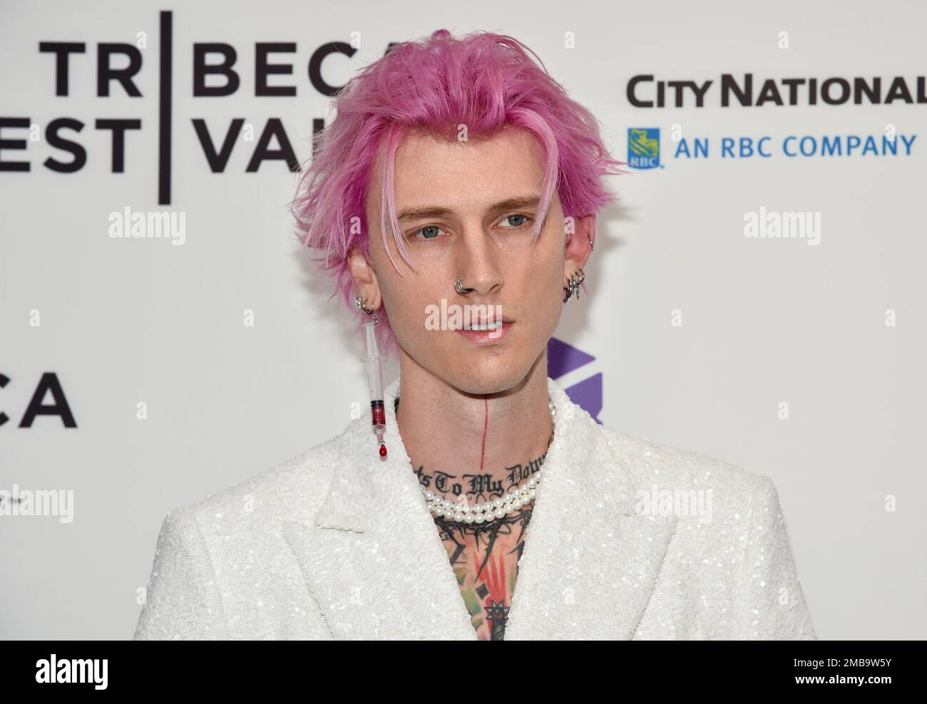 Actor Colson Baker attends the premiere for "Taurus" at the Beacon ...