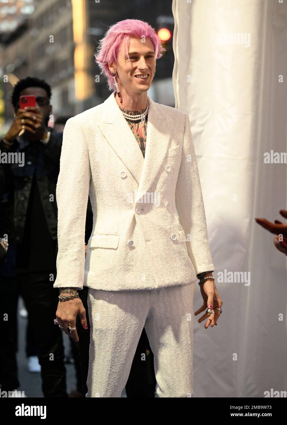 Actor Colson Baker attends the premiere for "Taurus" at the Beacon ...