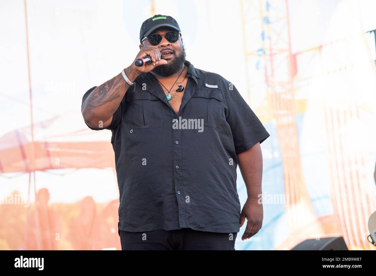 Leo Brooks of Neon Union performs during CMA Fest 2022 on Thursday ...