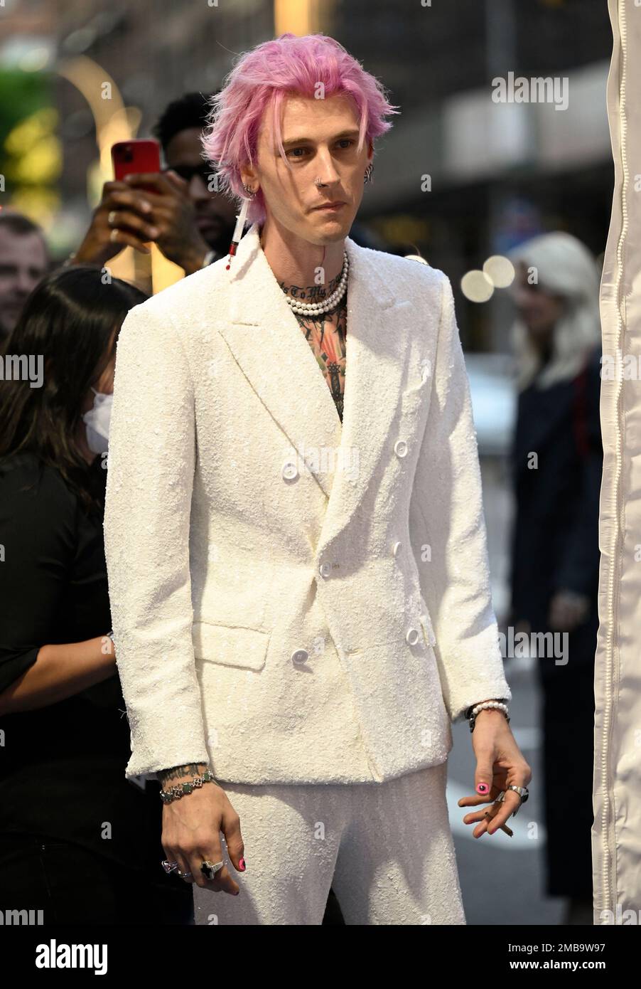 Actor Colson Baker attends the premiere for "Taurus" at the Beacon ...