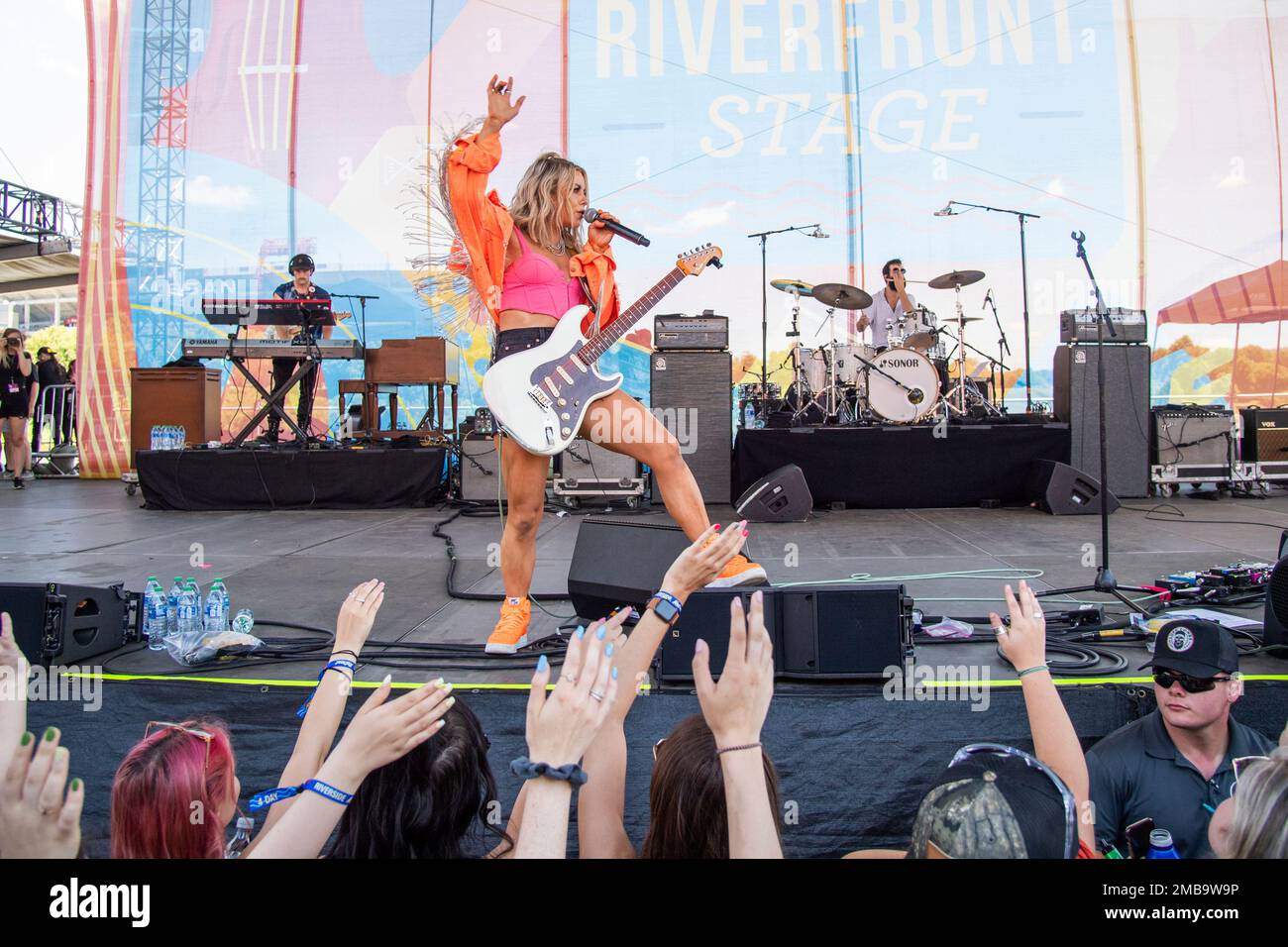 Lindsay Ell performs during CMA Fest 2022 on Thursday, June 8, 2022, at ...